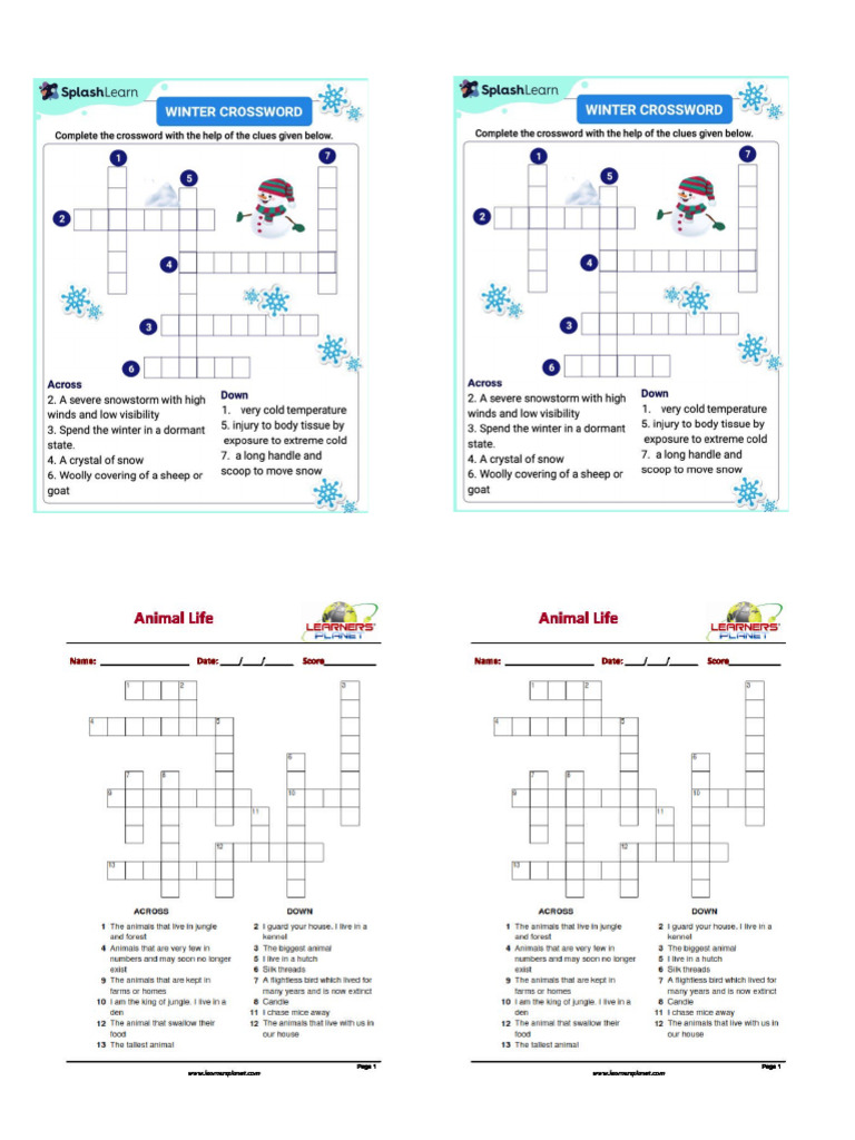 CROSSWORDS | PDF
