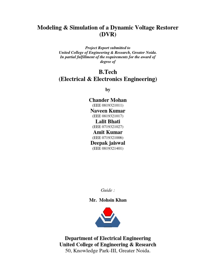 DVR Matlab Simulation | PDF | High Voltage Direct Current | Power Inverter