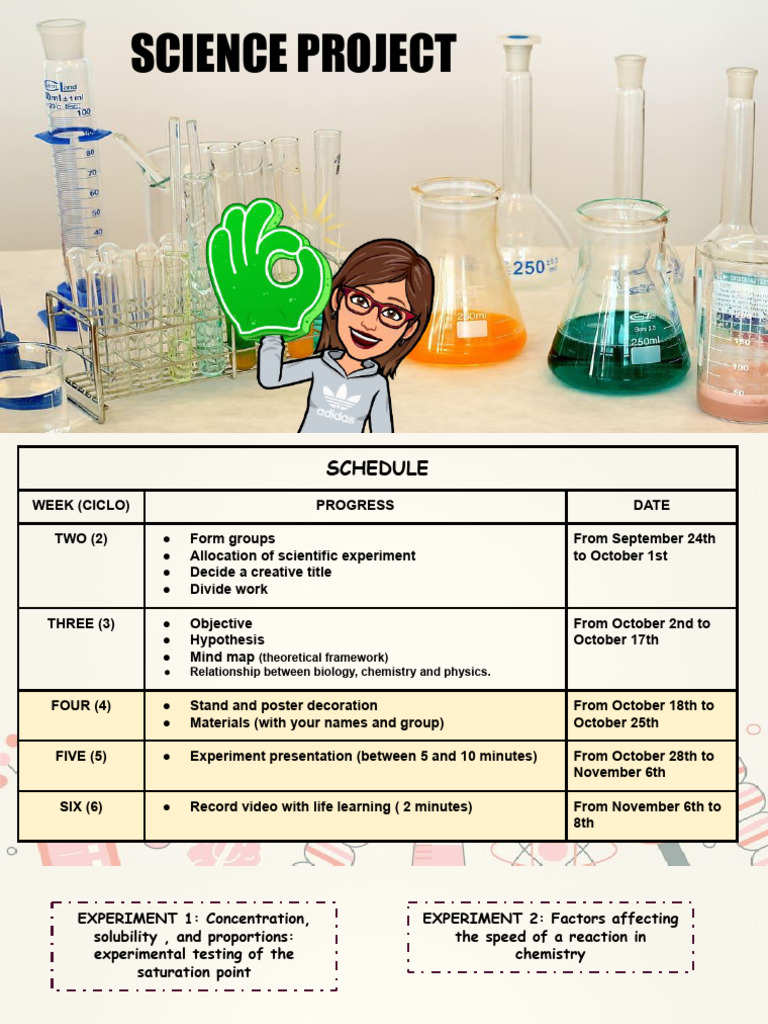SCIENCE+PROJECT-+EIGHTH++(1) | PDF | Solubility | Water
