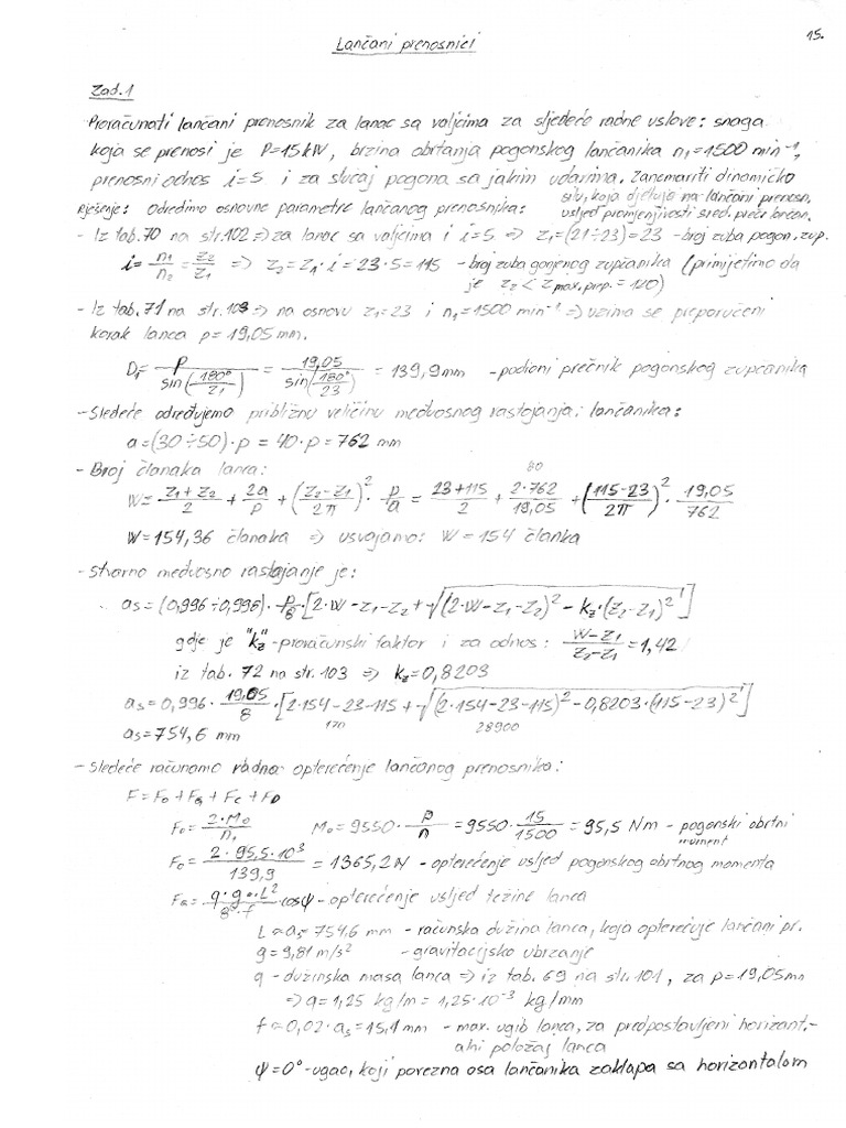 Vjezbe 4 Lancani Prenosnici | PDF