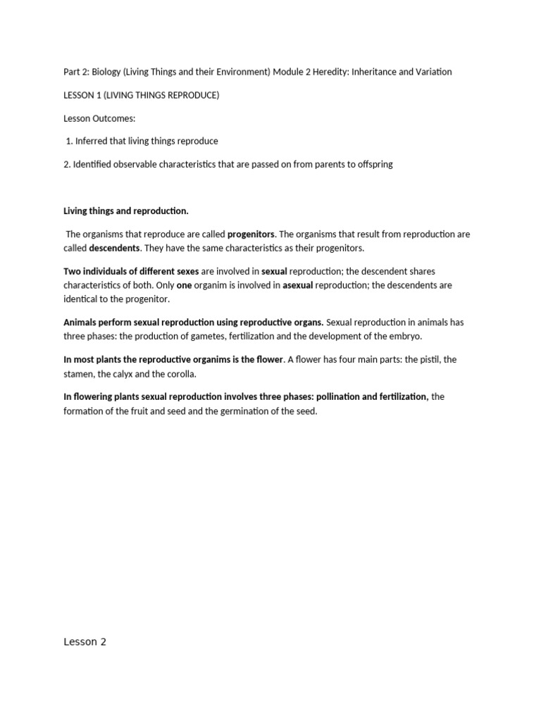 Heredity and Life Cycles Explained | PDF | Sexual Reproduction | Pupa