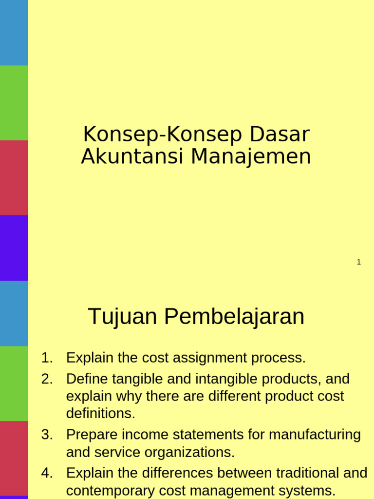 Akuntansi Manajemen: Dasar dan Metode | PDF | Cost Of Goods Sold | Cost ...