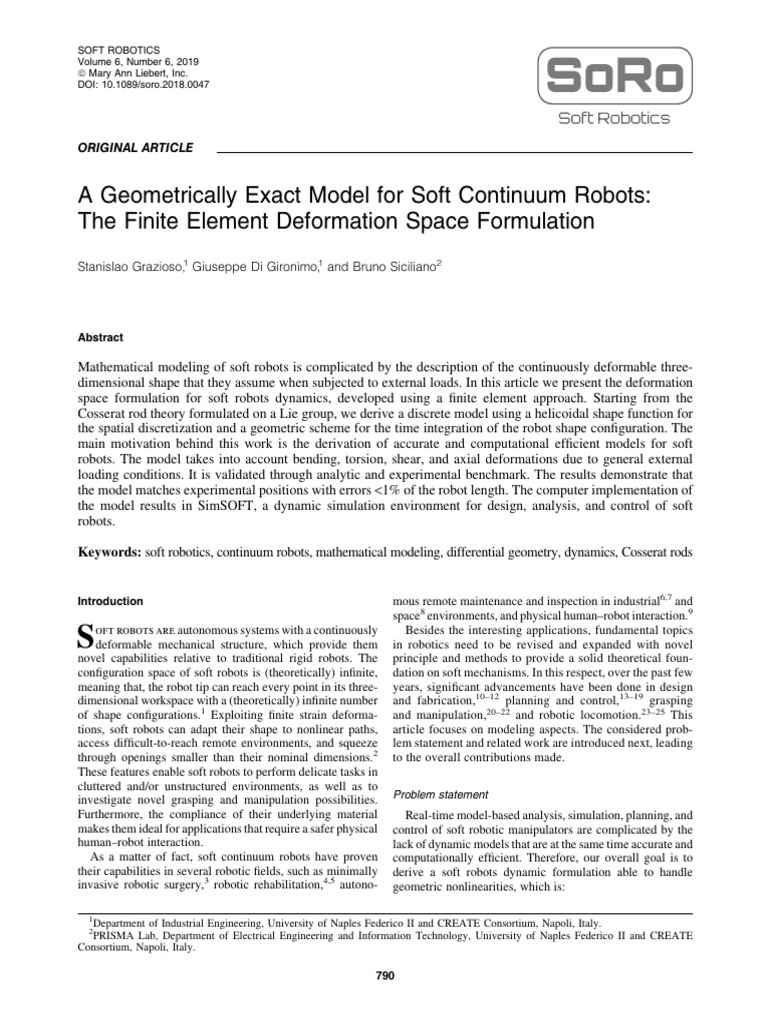 A Geometrically Exact Model for Soft Continuum Robots_ The Finite Element Deformation Space ...