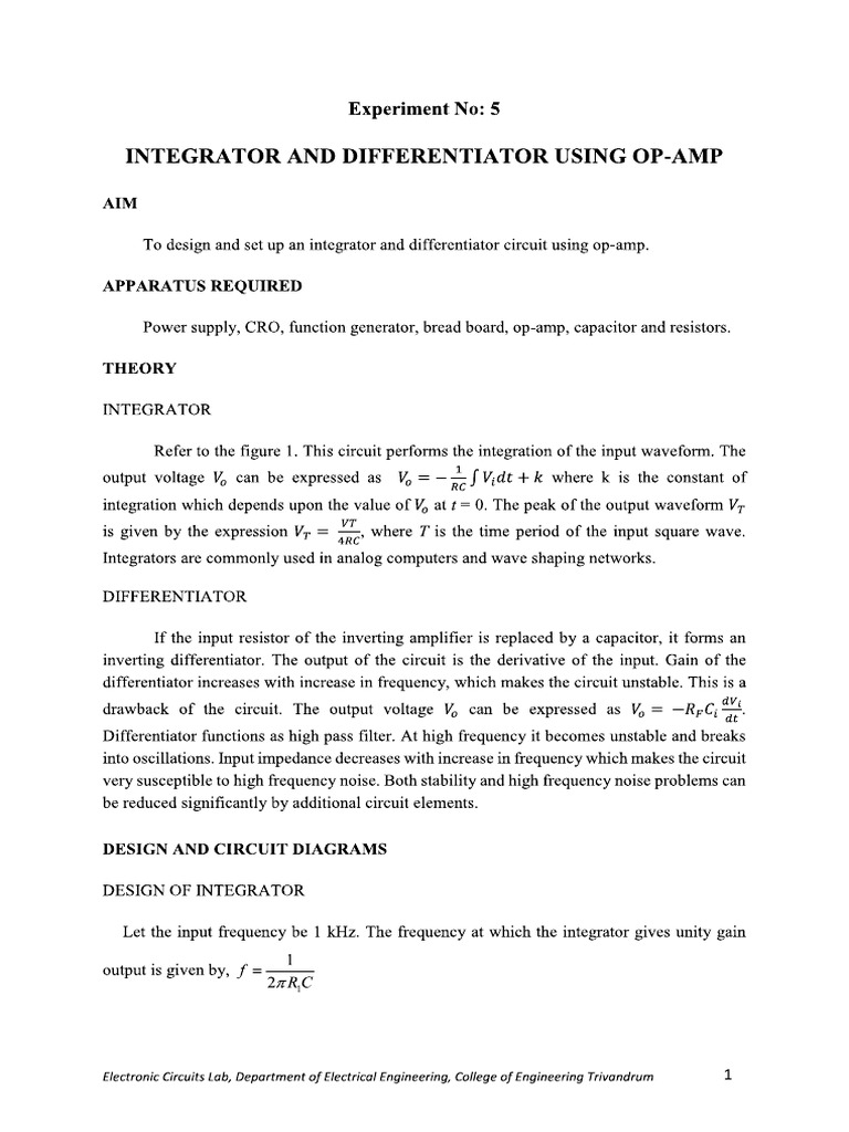 Differentiator | PDF