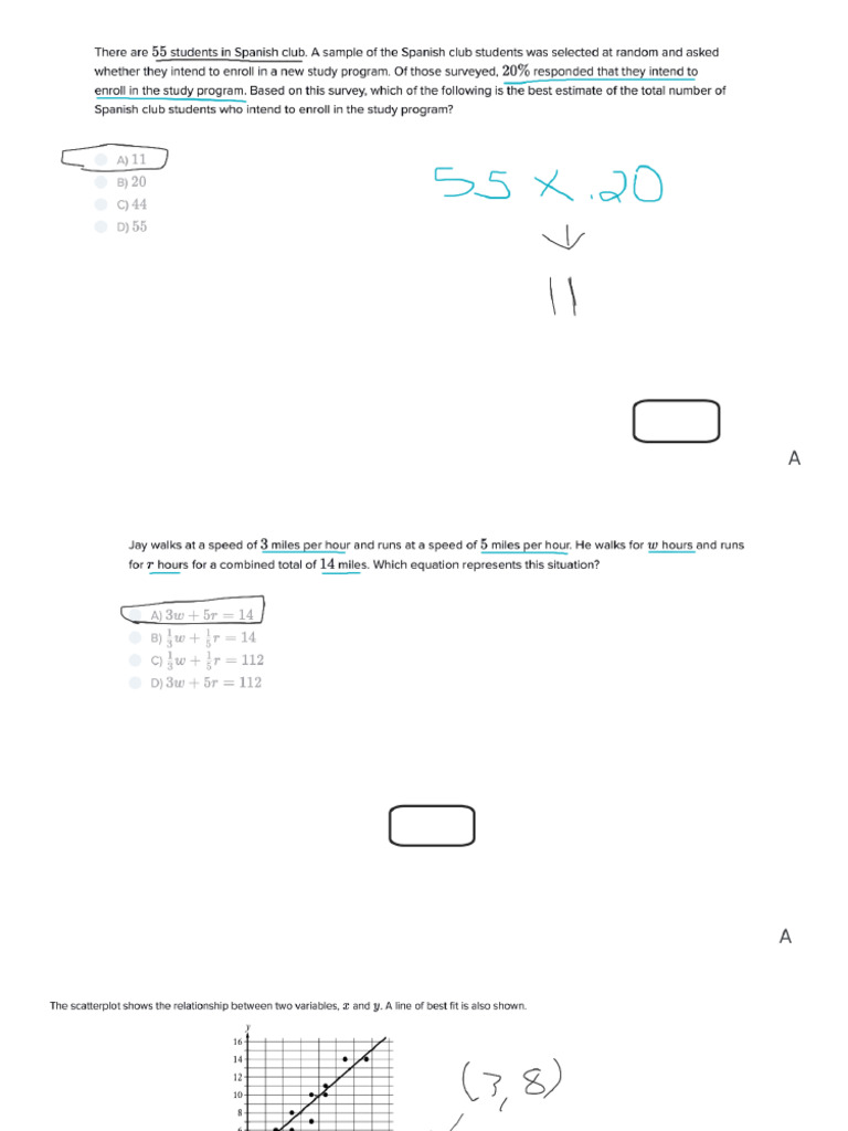 Kian - Practice Test 1 - Math 2A | PDF