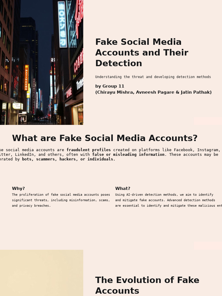 Detecting Fake Social Media Accounts | PDF | Artificial Intelligence ...