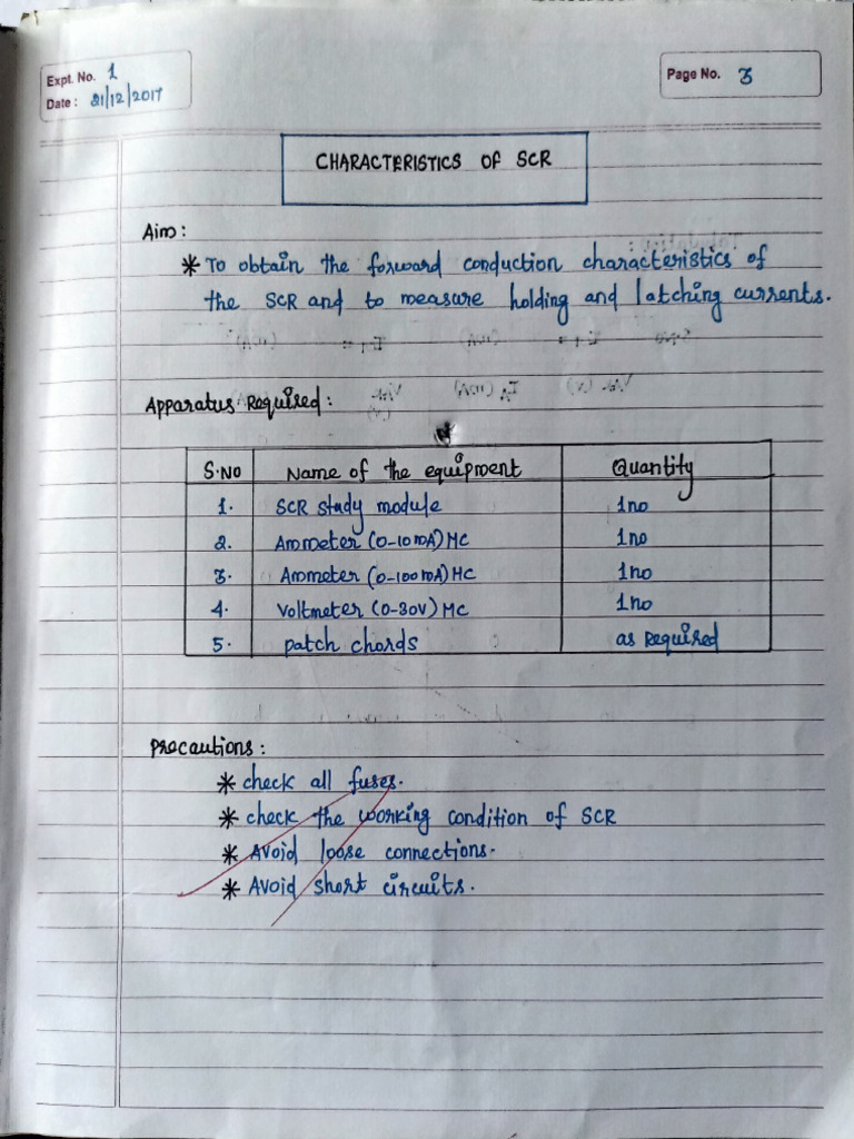 EE3511 Power Electronics Lab Manual | PDF