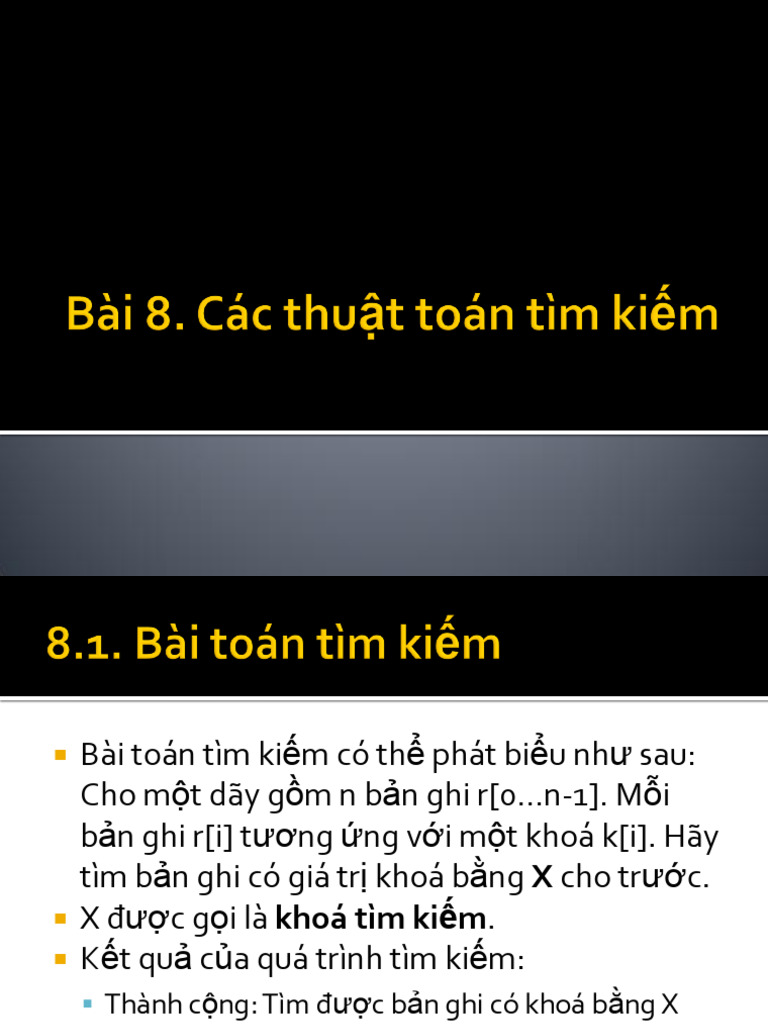 Cau-Truc-Du-Lieu-Va-Giai-Thuat - Pham-The-Bao - Slides - Tim-Kiem - (Cuuduongthancong - Com) | PDF