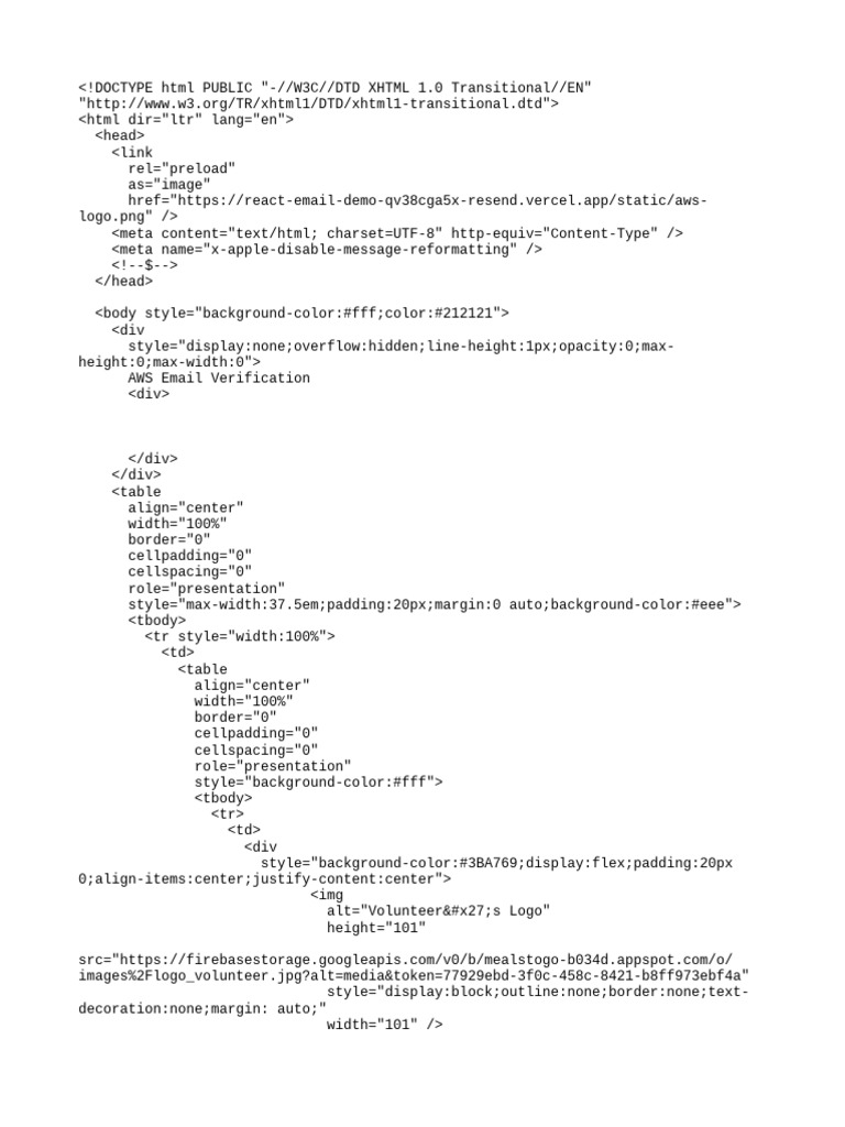Email Template | PDF