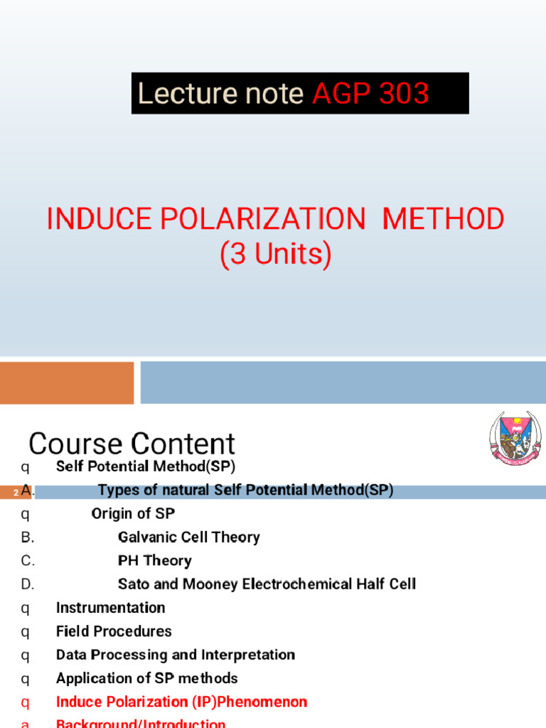 AGP 303 Lecture Note 2024modify Comp Modify Phoenix | PDF