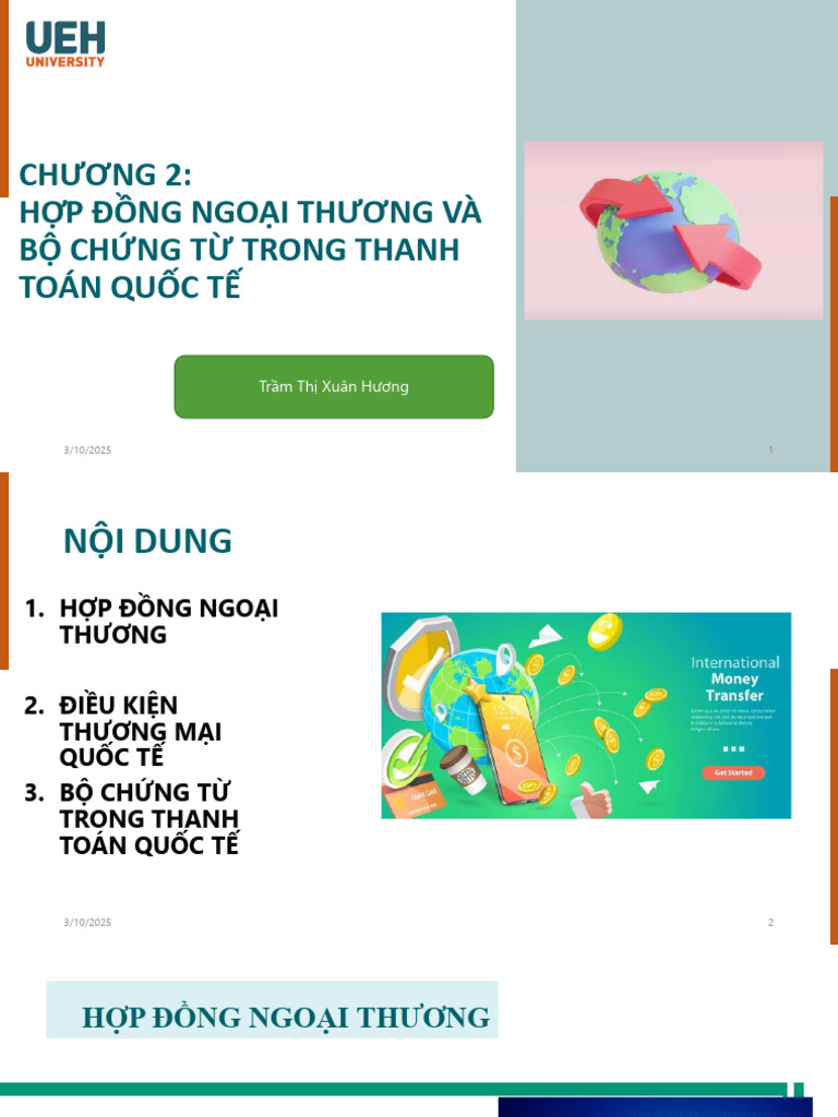 2.chuong 2 - H P Đ NG Ngo I Thương Và B CH NG T Trong TTQT 2025 | PDF