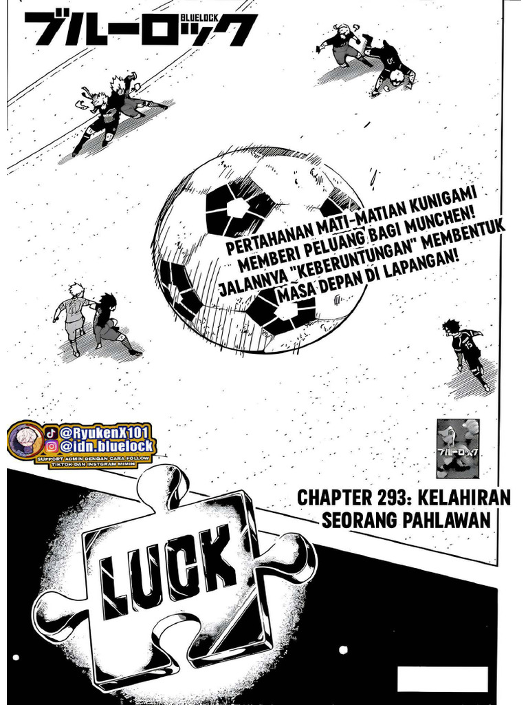 Blue Lock Ch.293 | PDF