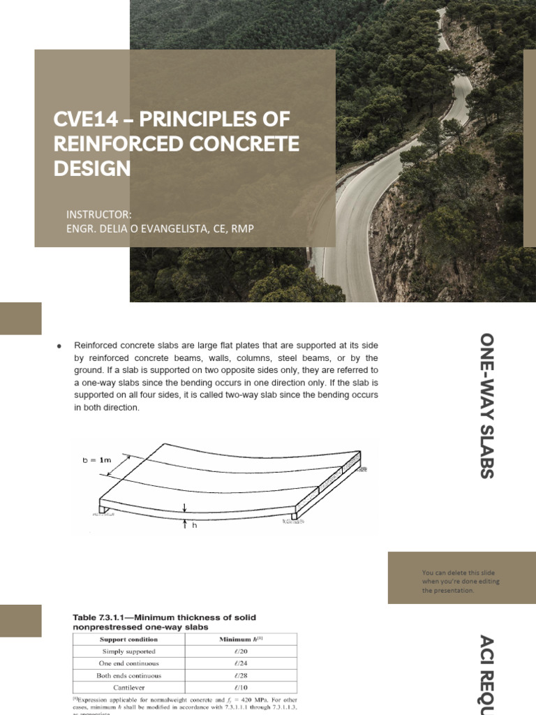 4 Analysis and Design of One Way Slab | PDF | Beam (Structure ...