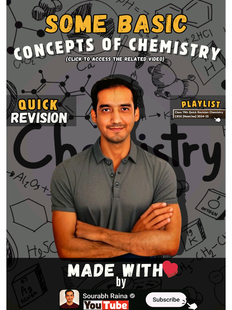 1.some Basic Concepts of Chemistry Notes | PDF