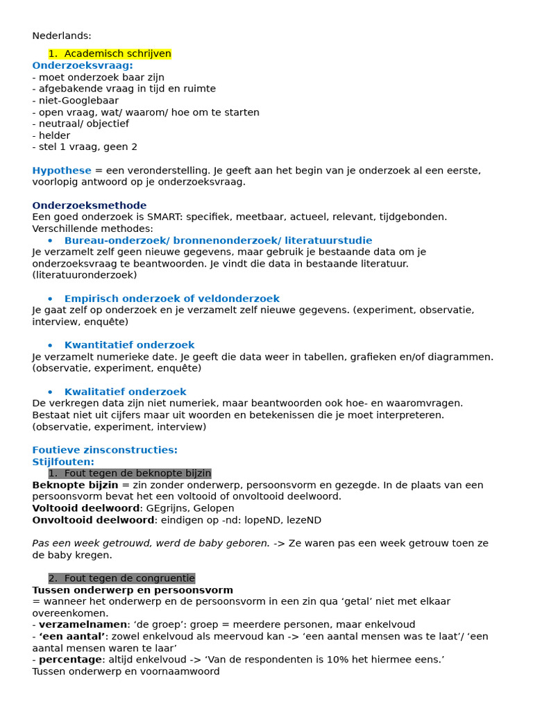Nederlands Toets Februari - Maart | PDF