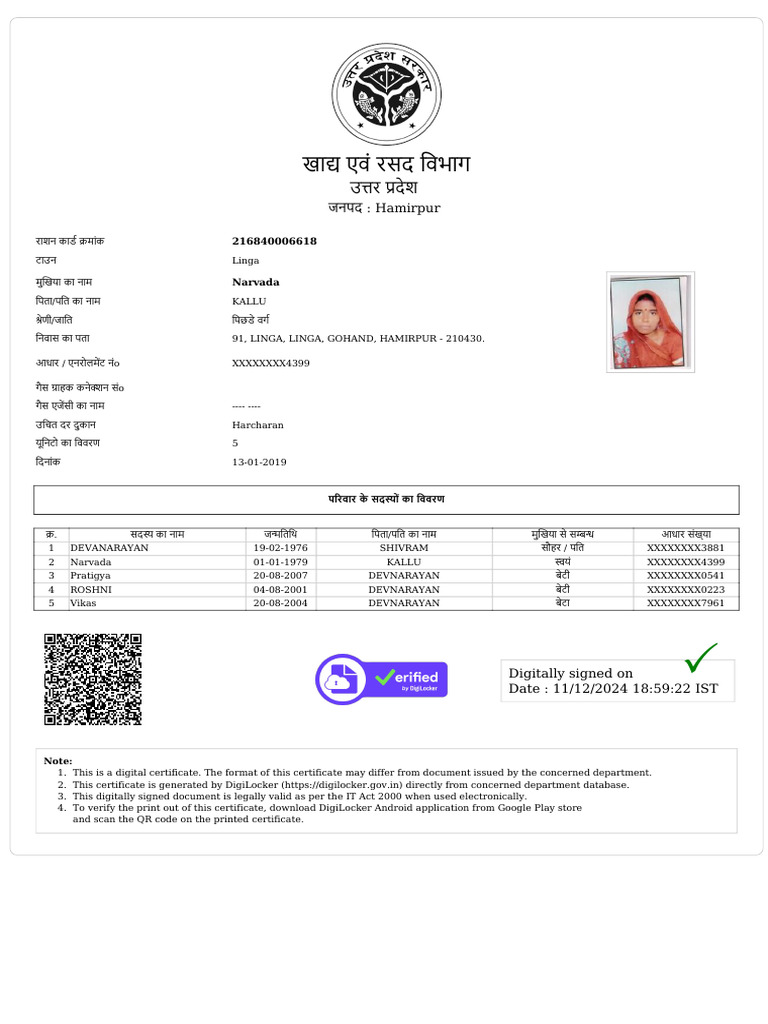 In Gov Up fcs-RATCR-216840006618ZZ168 | PDF