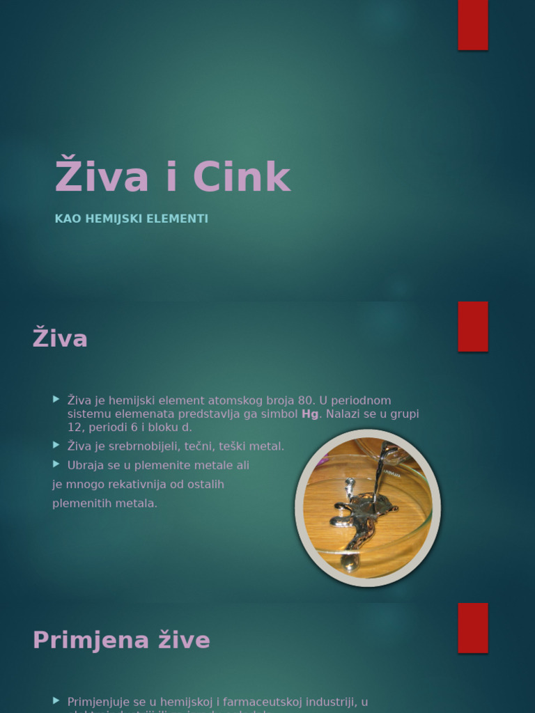 Živa I Cink | PDF