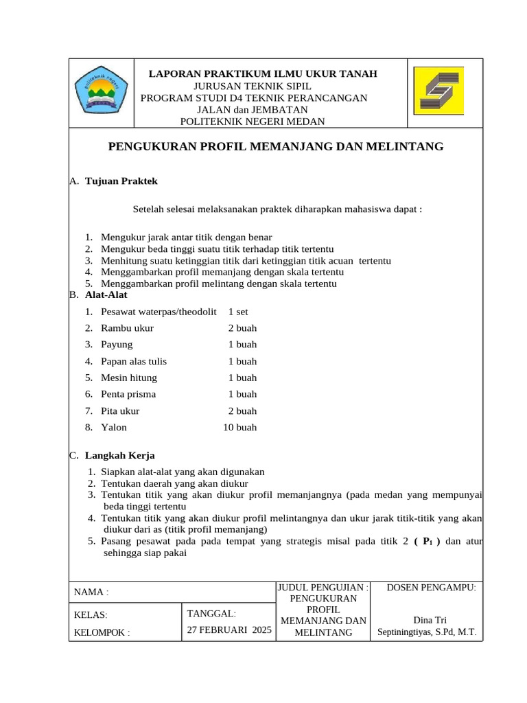Pngukuran Melintang | PDF