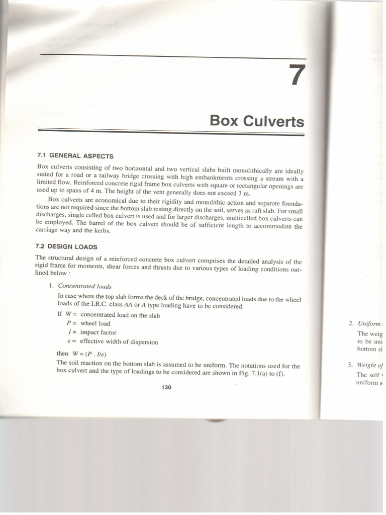 Box Culvert | PDF