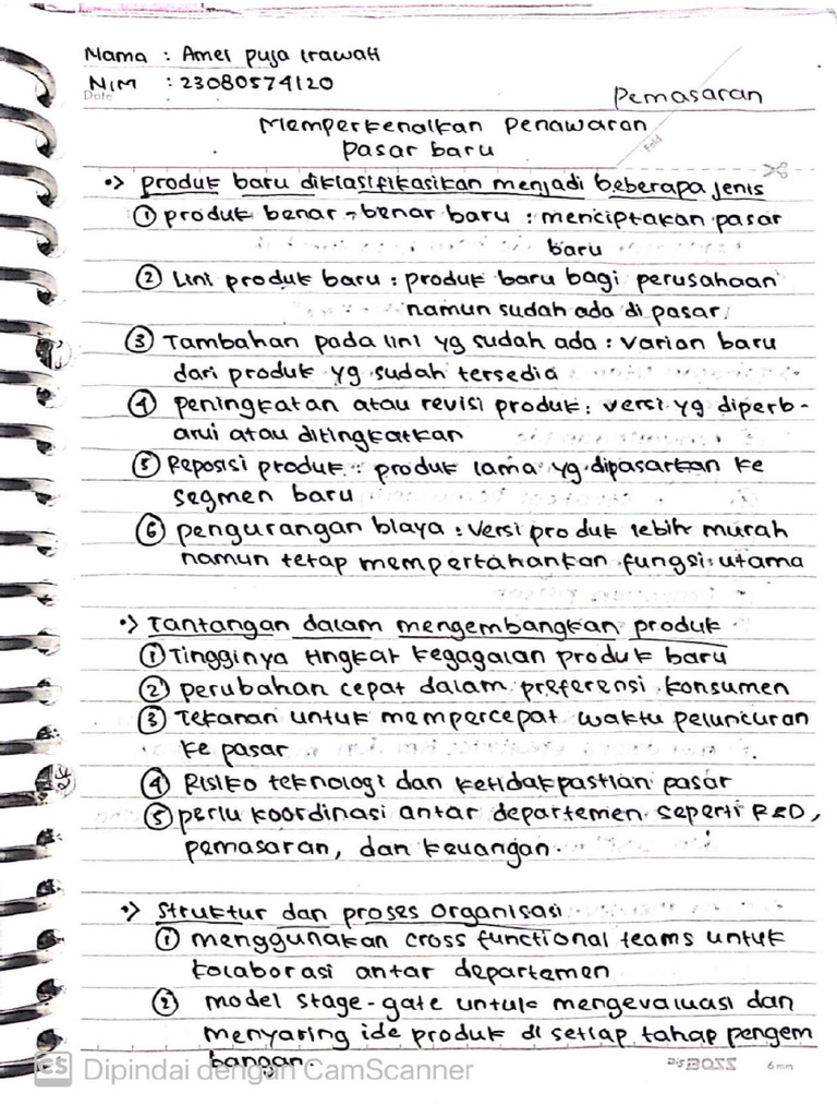 Amel Puja Irawati - 120 - Resume Pemasaran | PDF