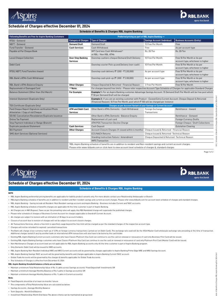 aspire-banking | PDF | Transaction Account | Cheque