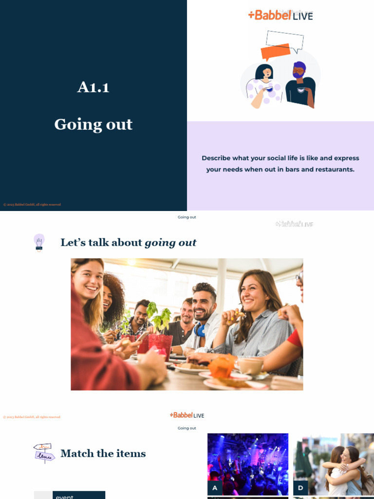 ENG_A1_1_24 Going out | PDF
