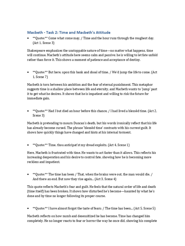 Macbeth_Task_2_Time_Analysis | PDF