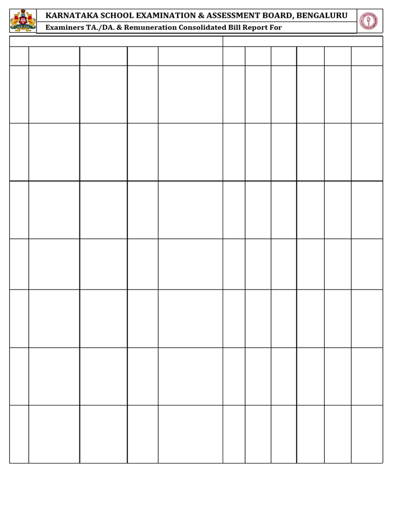 Karnataka School Examination & Assessment Board, Bengaluru: Examiners ...