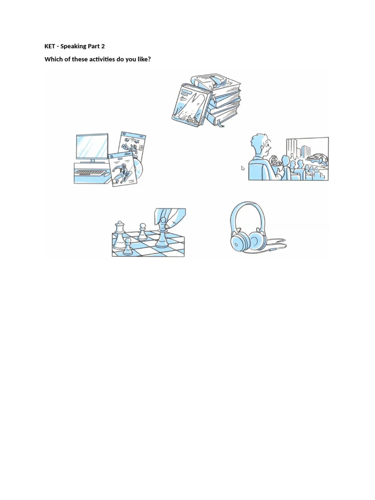 KET Speaking Part 2 Activities Guide | PDF