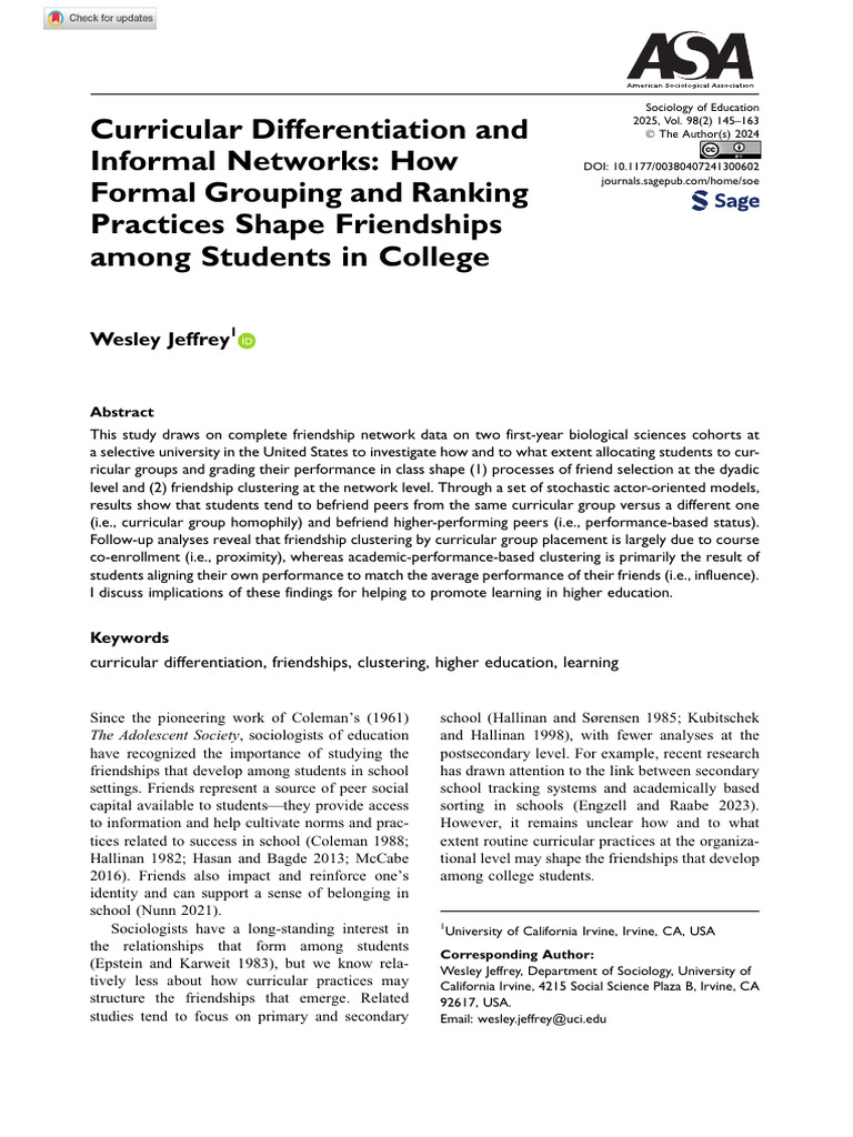 jeffrey-2024-curricular-differentiation-and-informal-networks-how ...