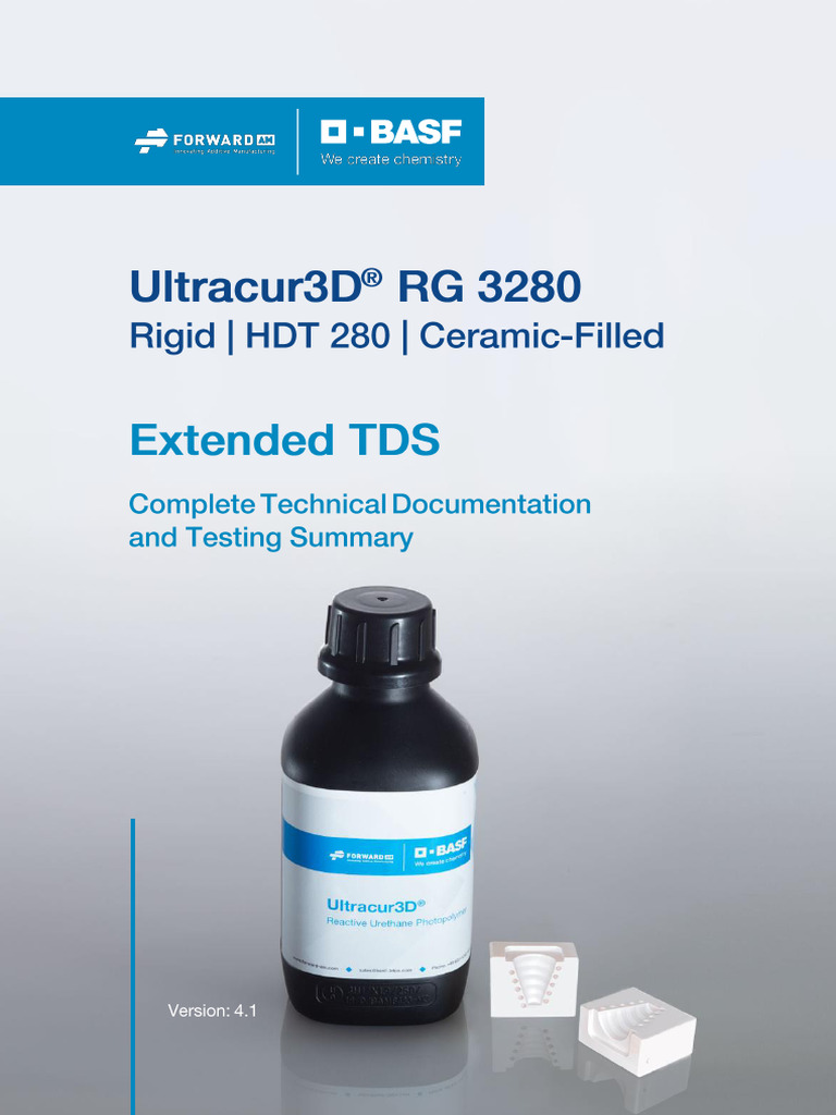 Ultracur3D® RG 3280 Technical Data Sheet | PDF