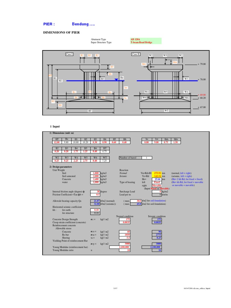 Pilar Jembatan | Bending | Beam (Structure)