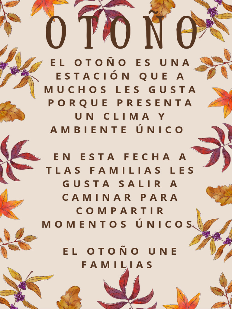 EL OTOÑO Une FAMILIAS - 20250420 - 112128 - 0000 | PDF