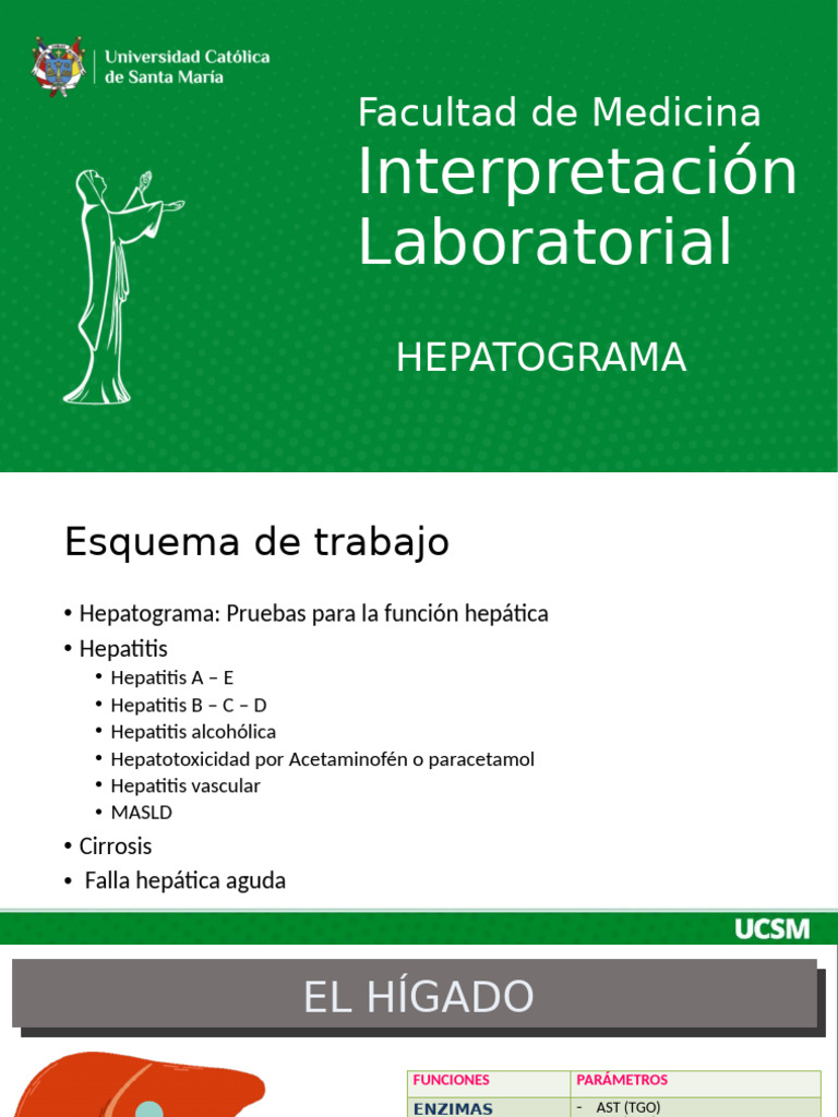 F1 - 2. Hepatograma | PDF | Hepatitis | Cirrosis