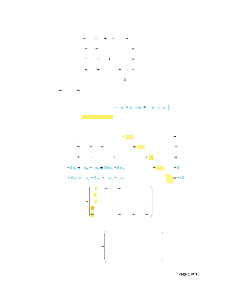 305-Revised Simplex Method | PDF | Computational Science | Linear Algebra