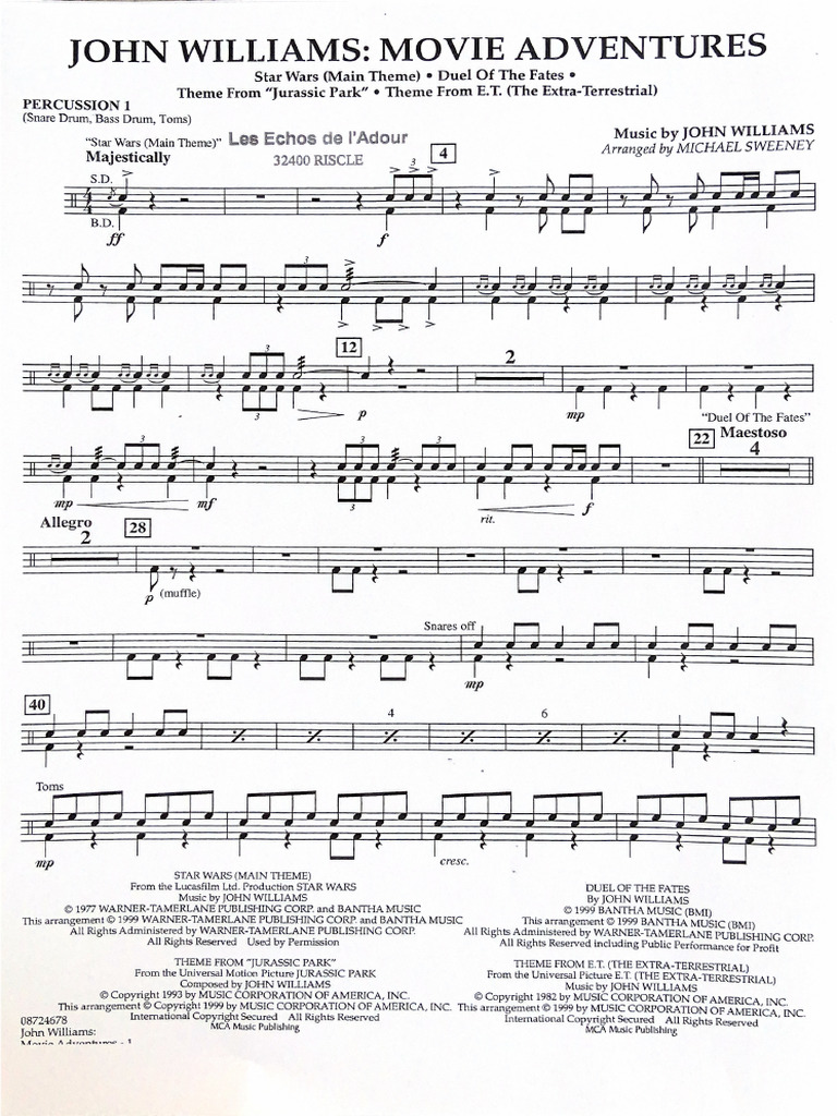 John Williams Movie Adventures | PDF