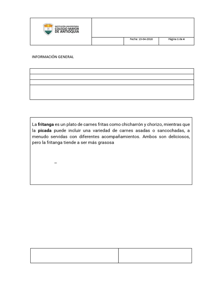 Preparación de Puré de Plátano | PDF | Preparación de comida y bebida ...