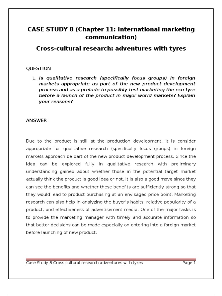 Case Study 8 IMC | PDF | Case Study | Marketing