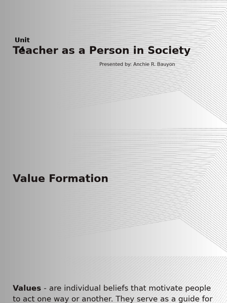 Value Formation - Bauyon | PDF | Intelligence | Pleasure