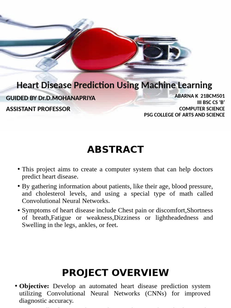 Heart Disease Prediction Using Machine Learning_085950 | PDF | Coronary Artery Disease | Medical ...