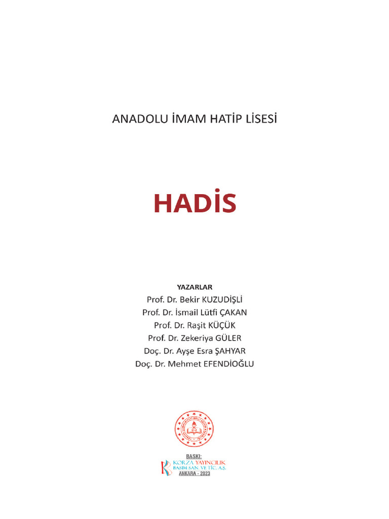 Hadis / . | PDF