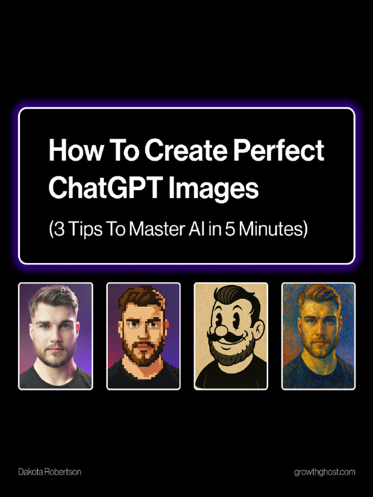 How To Master ChatGPT Images (3 Tips) | PDF
