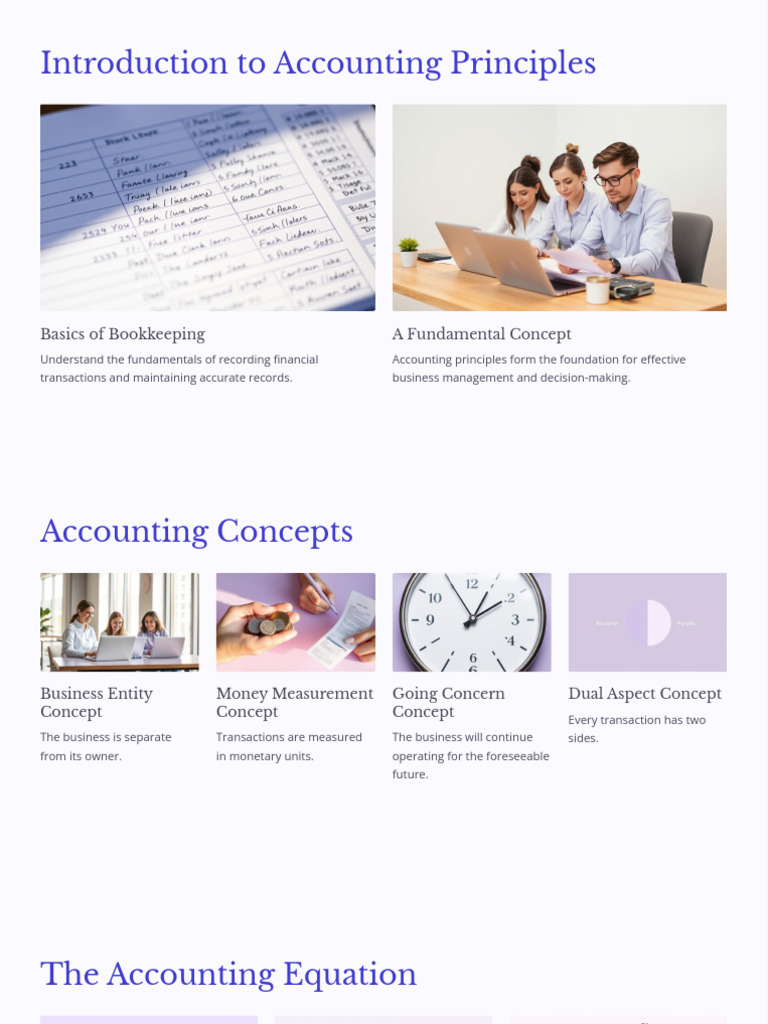 Key Accounting Principles Explained | PDF | Expense | Going Concern