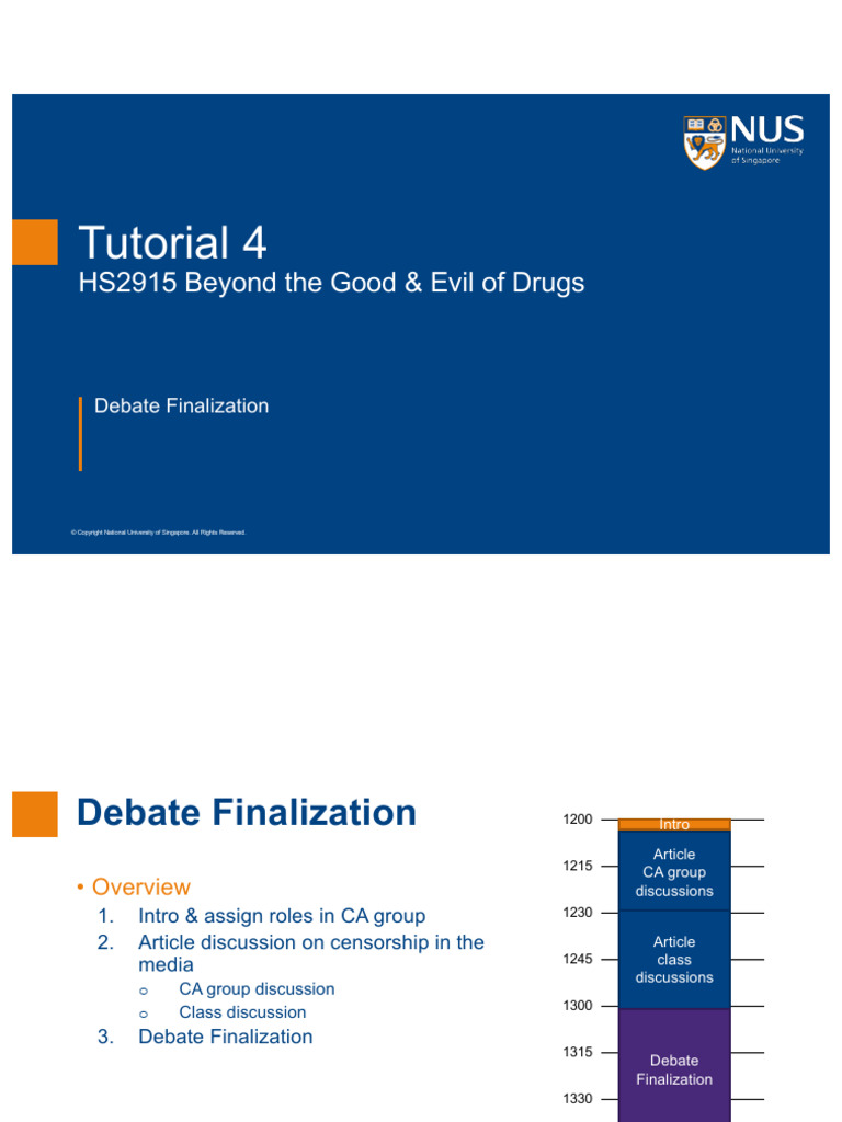 T04 Debatefinalisation | PDF