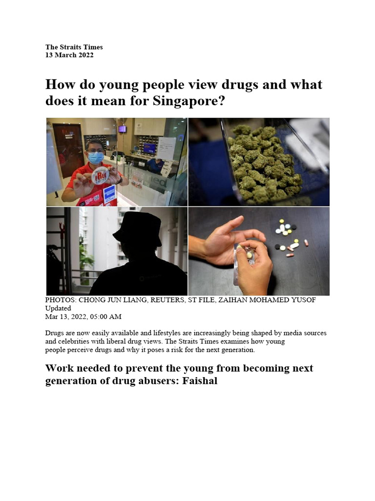 How Do Young People View Drugs in Singapore | PDF | Cannabis (Drug ...