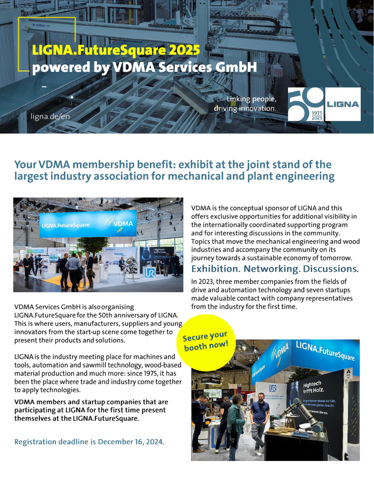 Factsheet Futuresquare Vdma Joint Stand | PDF