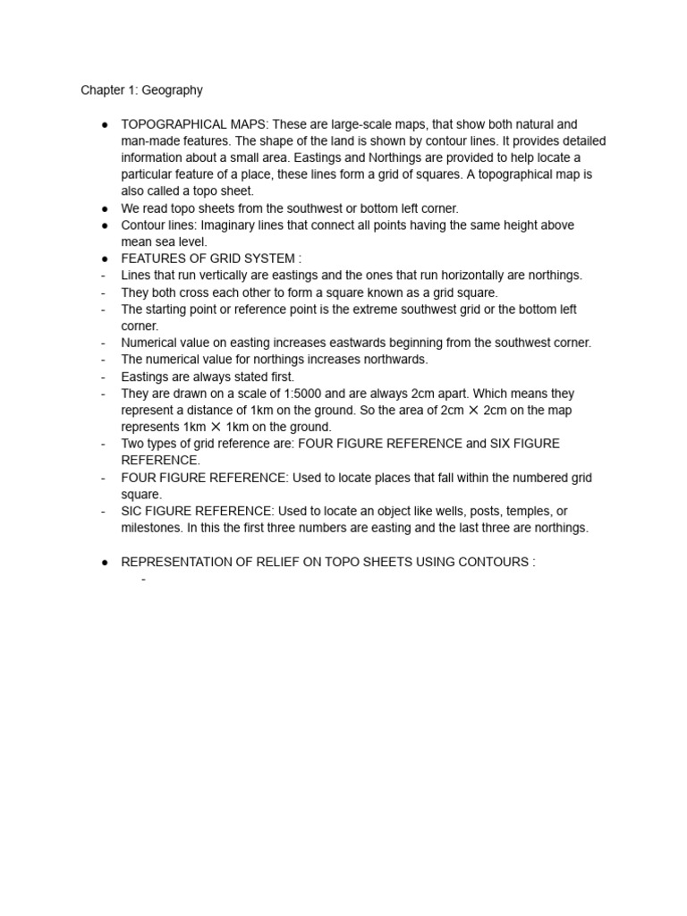 Chapter 1 - Geography | PDF