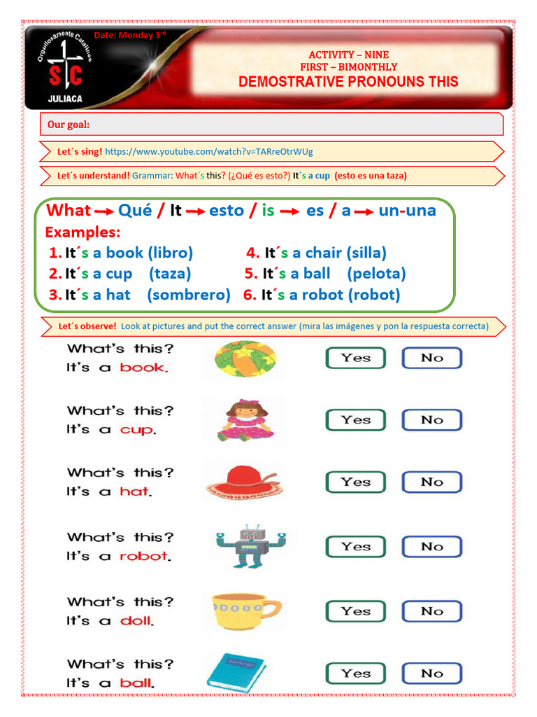 FICHA - 3ro A, B | PDF