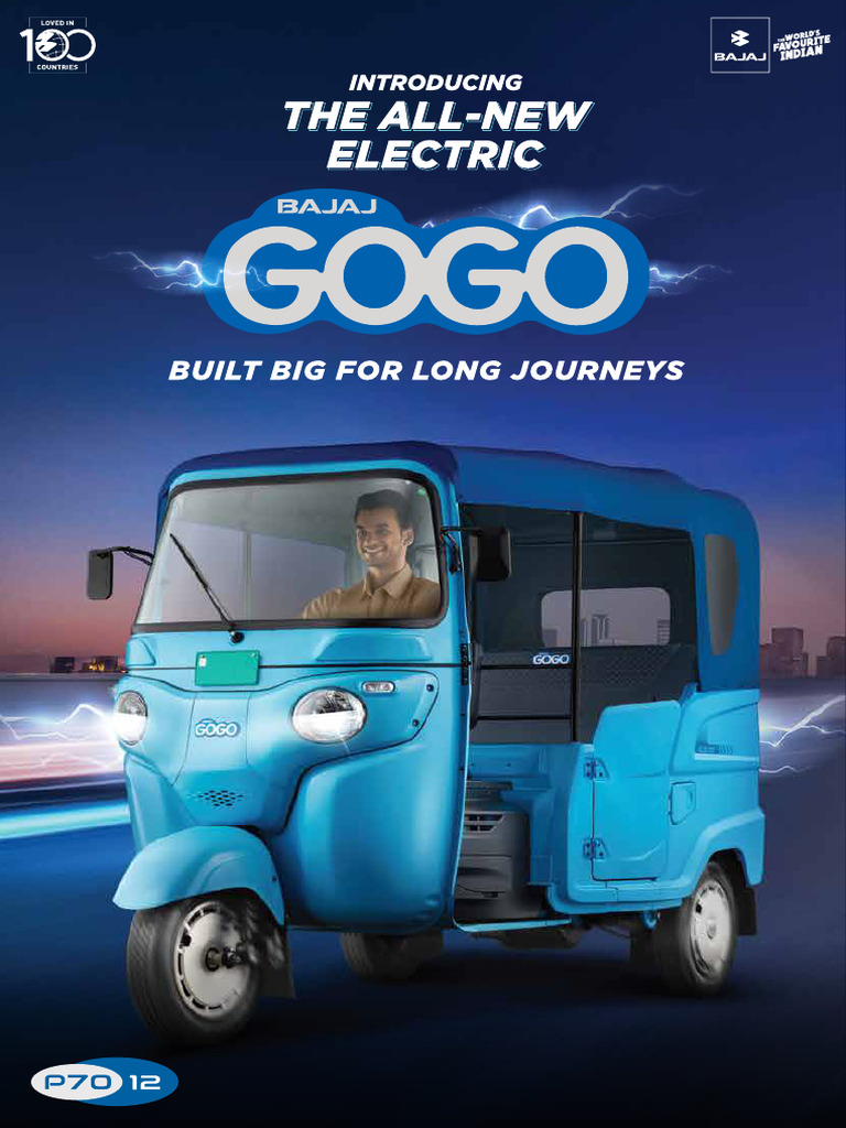 Bajaj GOGO - Brochure - A4 - P70 - DIGITAL - Low-Res | PDF