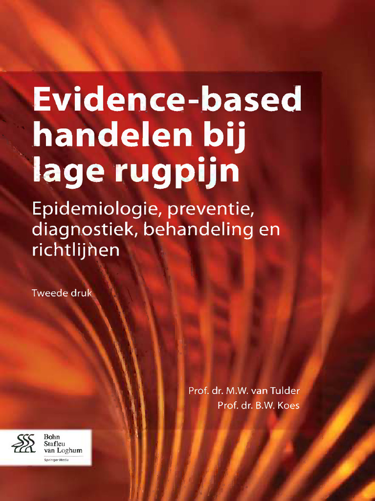 M.W. Van Tulder, B.W. Koes (Auth.) - Evidence-based Handelen Bij Lage ...